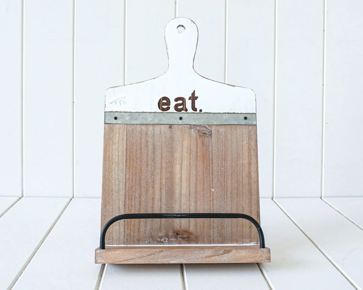 Cookbook/Tablet Stand - Eat | Cookbook stands | maisie & clare