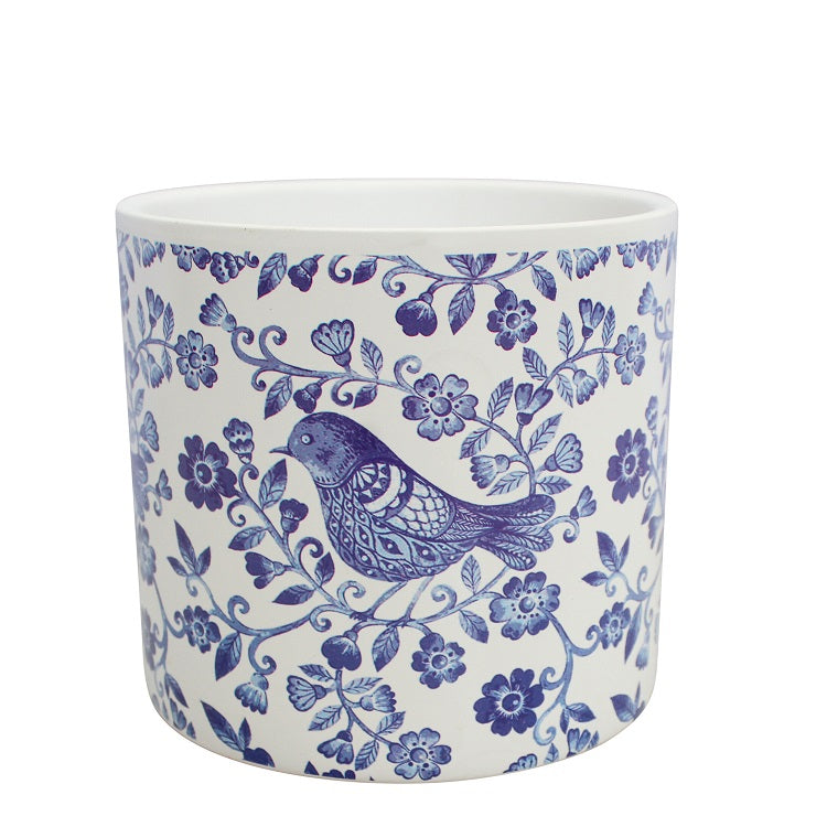 Blue Bird Ceramic Planter | Indoor Garden Pots | maisie & clare