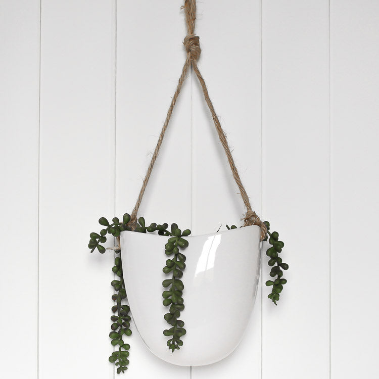 Ceramic Hanging Pot | Indoor Garden Pots online at maisie & clare